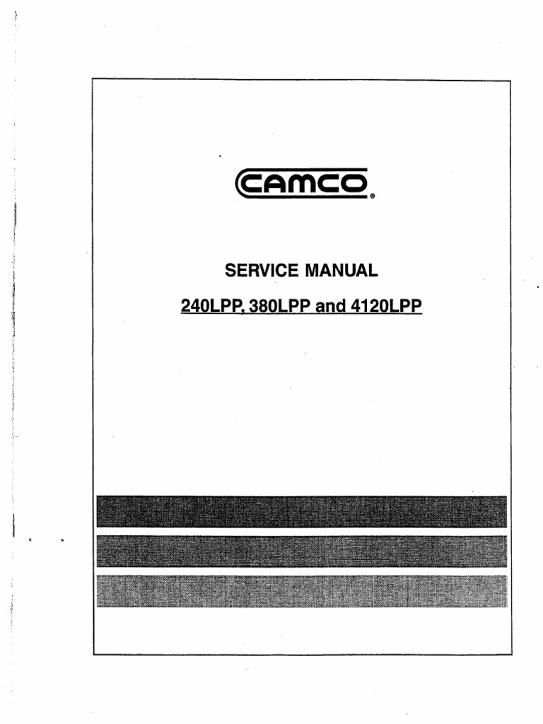 CAMCO HD-LPP Manual | PDF
