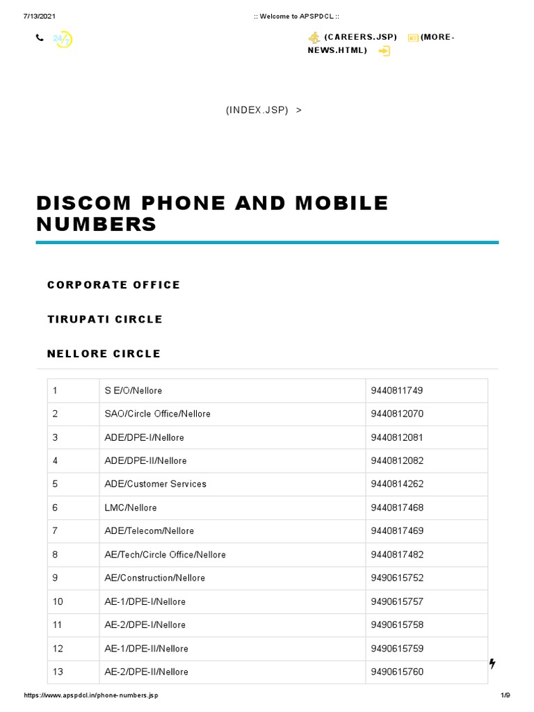 Welcome To APSPDCL - 3 | PDF