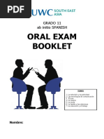 AQA Spanish GCSE Role-play Examples | PDF