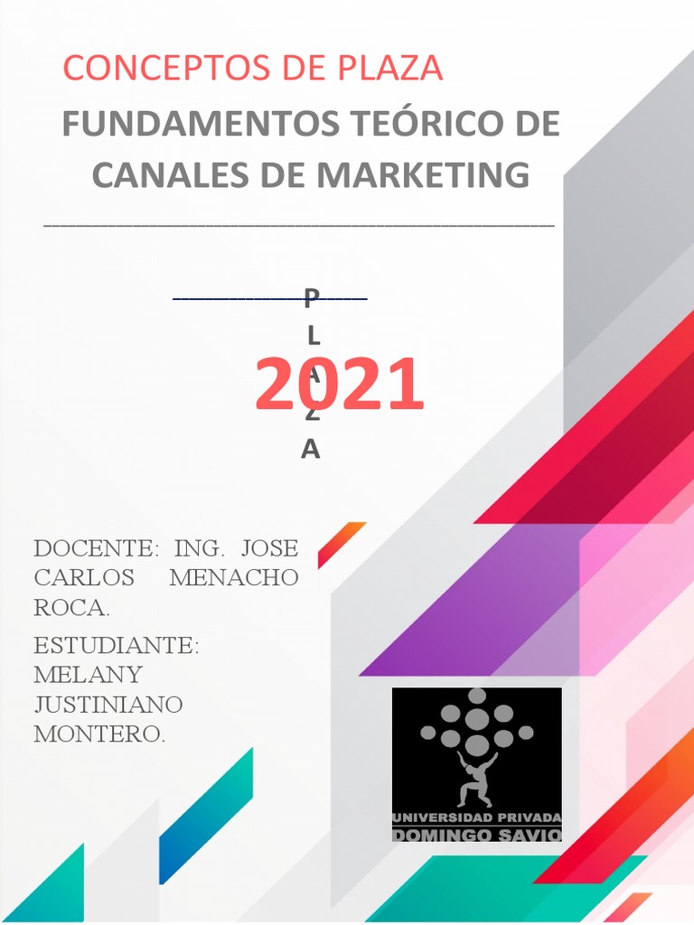 Conceptos de Plaza | PDF | Marketing | Producto (Negocio)