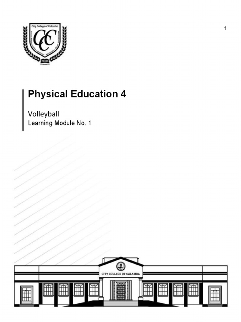 PE4 Final Module | PDF | Volleyball | Sports