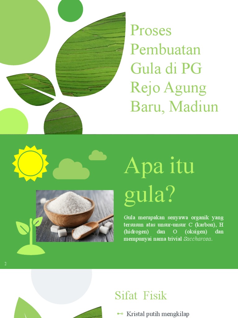 Proses Pembuatan Gula | PDF