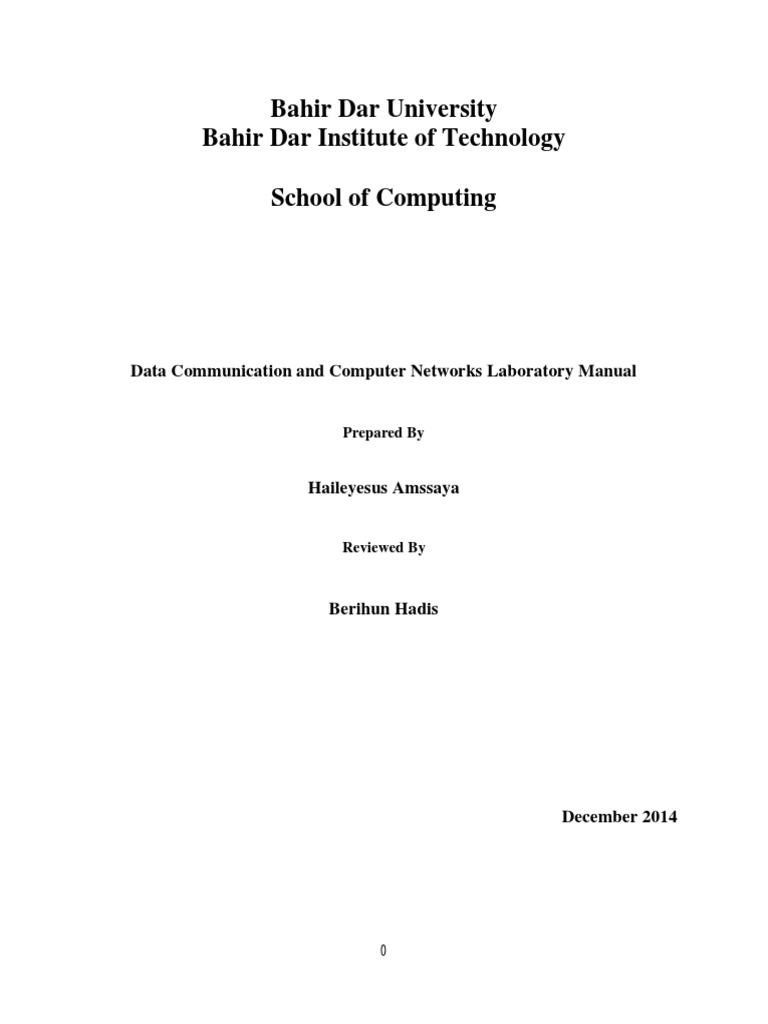 Data Communication And Computer Networks Lab Manual Pdf File