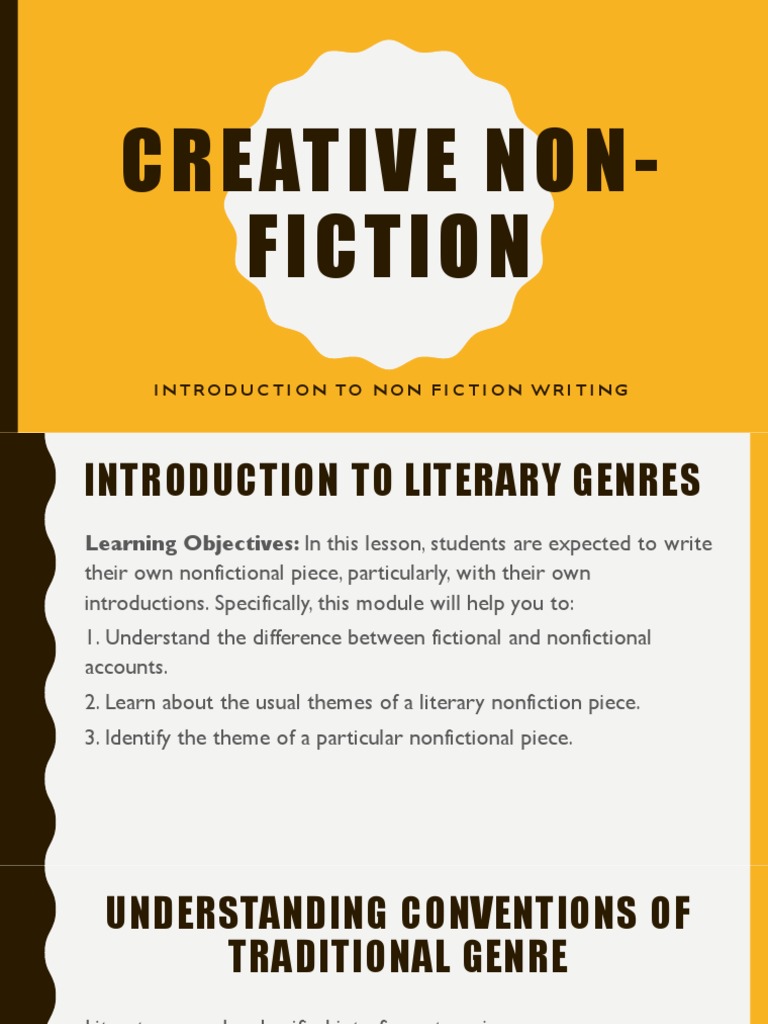 Exploring Themes, Motifs and Genres in Creative Nonfiction | PDF ...