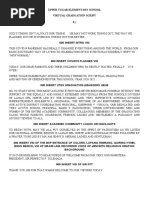 EMCEE Script For Culmination Program | PDF | Literacy | Communication