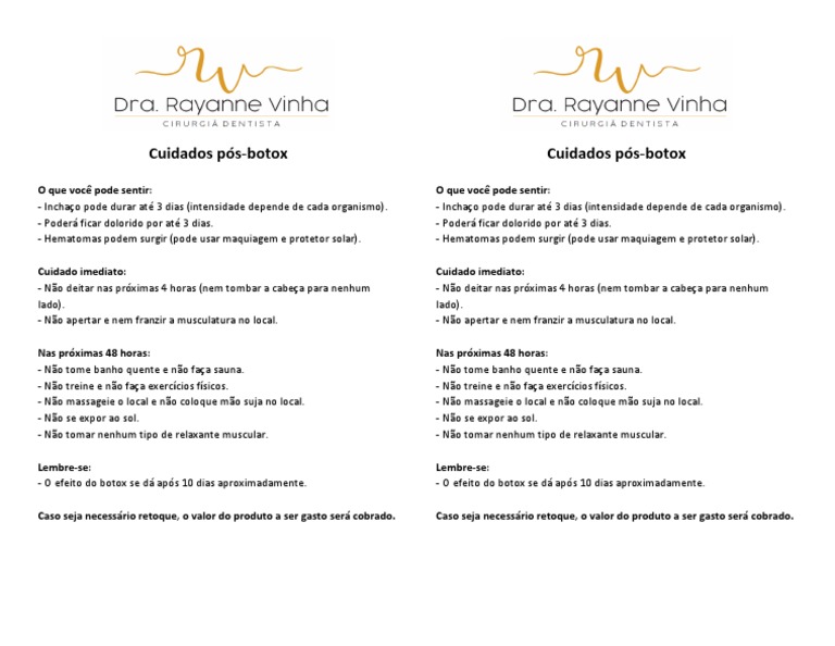 Pós Botox | PDF