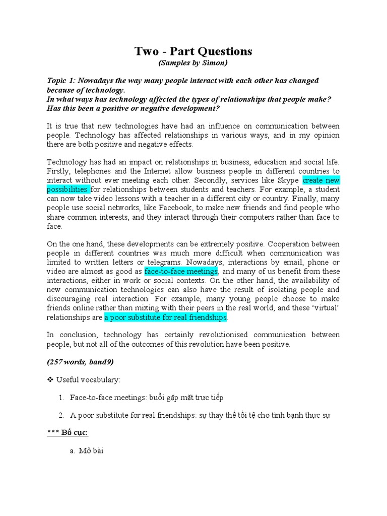 Two Part Questions | Download Free PDF | Air Pollution | Reuse