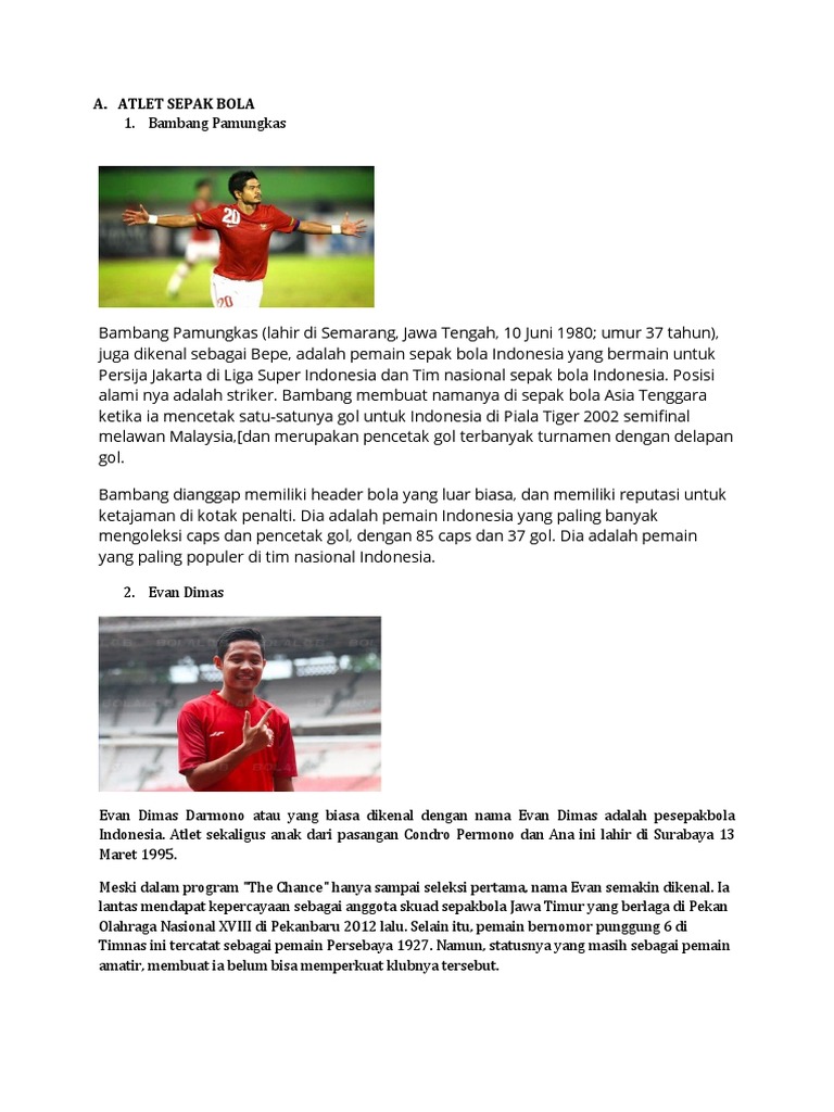 5 Atlet Sepak Bola 2 | PDF