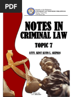 Criminal Law Book 1 | PDF | Crime & Violence | Crimes