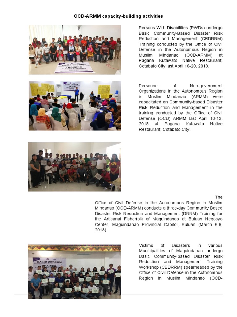 OCD BARMM Annual-Accomplishment-Report-2018 (Information Unit) | PDF ...