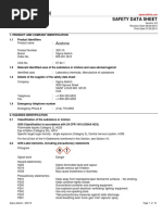 Pt. Semen Tonasa Material Safety Data Sheet For Clinker | PDF | Water | Occupational Safety And ...