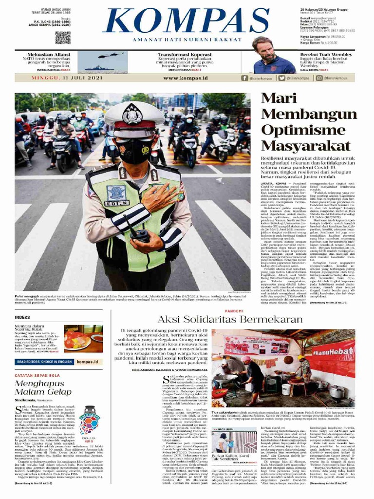 Kompas 11 Juli 2021 | PDF