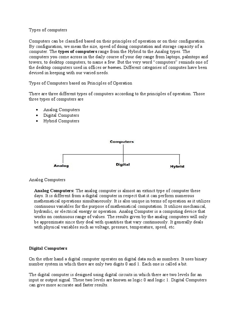 Analog Computers: The Analog Computer Is Almost An Extinct Type of ...