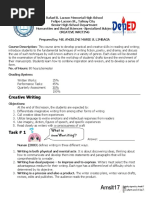 Creative Writing Module 2 | PDF | Metre (Poetry) | Haiku