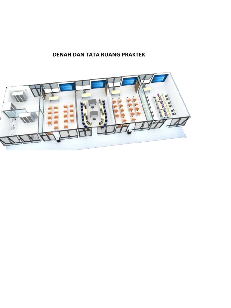 Denah Dan Tata Ruang Praktek | PDF