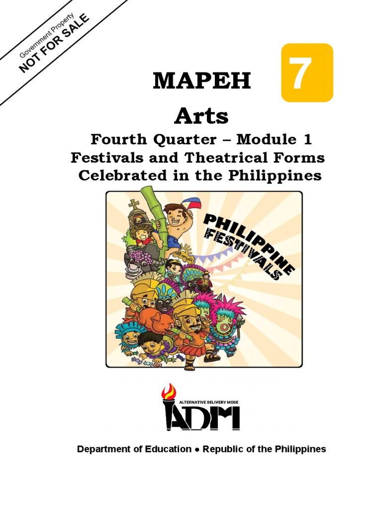 Mapeh Arts: Fourth Quarter - Module 1 Celebrated in The Philippines ...