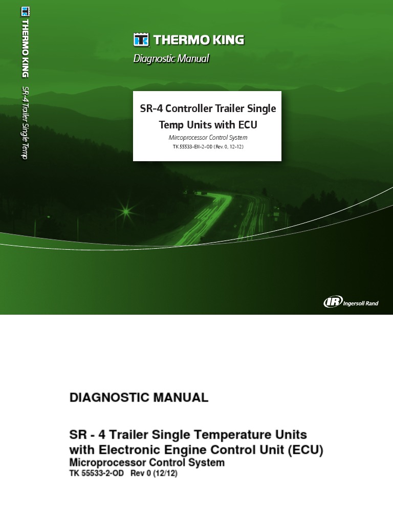 18200314-Thermo King Sr-4 Single Temp Trailer Diagnoses Manual | PDF ...