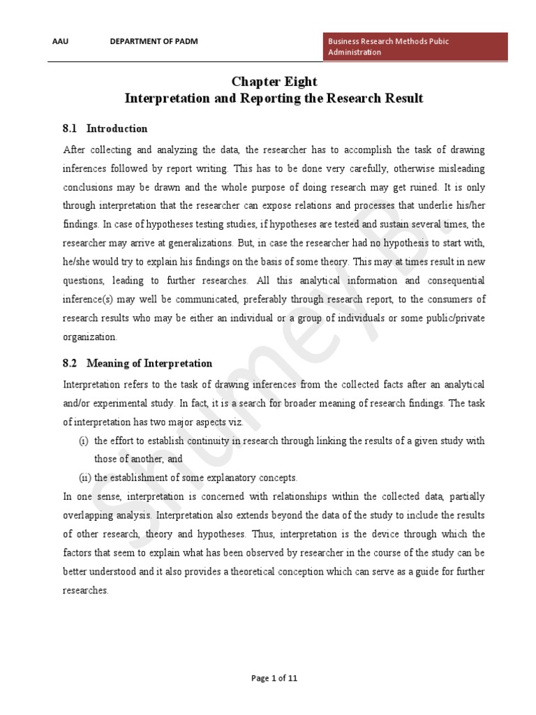 Chapter 8 - BRM | PDF | Hypothesis | Bibliography