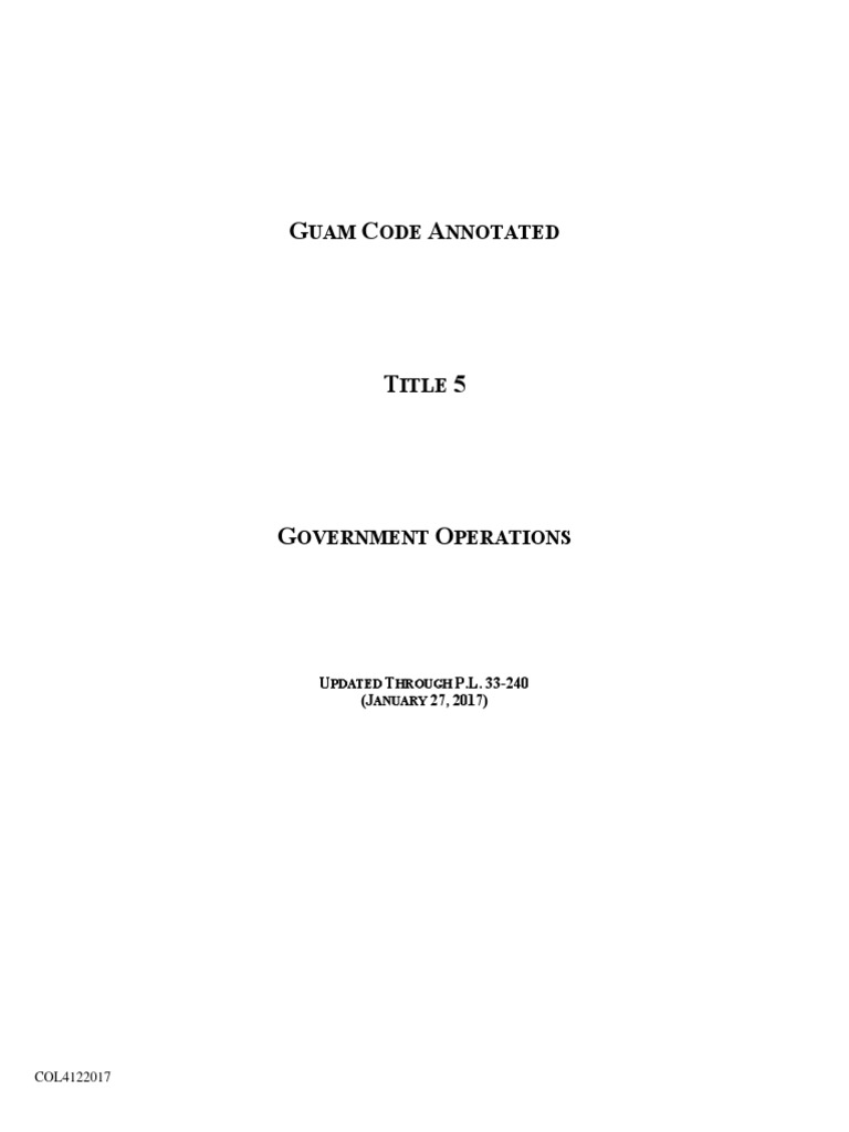5gc001 Title 5 Government Operations | PDF | Consumer Protection ...