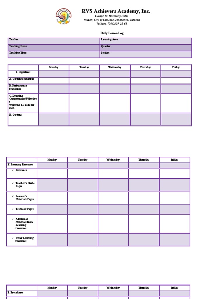 RVS Achievers Academy, Inc.: Europe St. Harmony Hills1 Muzon, City of ...