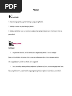 Abstrak Sample Tagalog | PDF