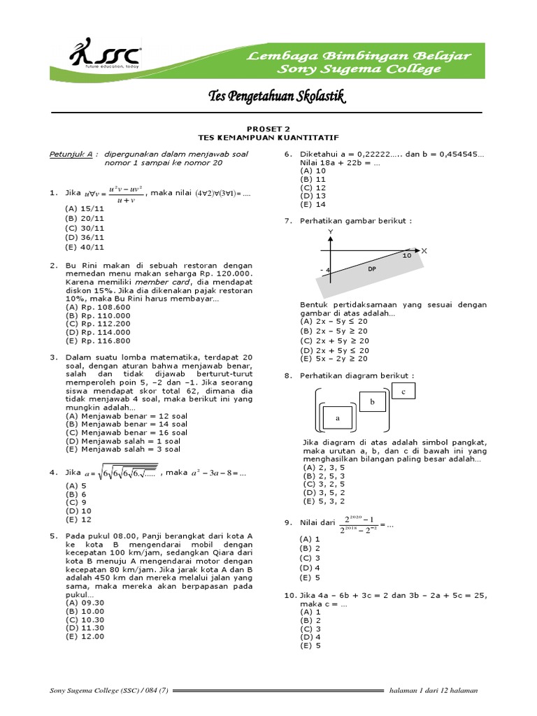 Proset 2 Ls Kuantitatif | PDF