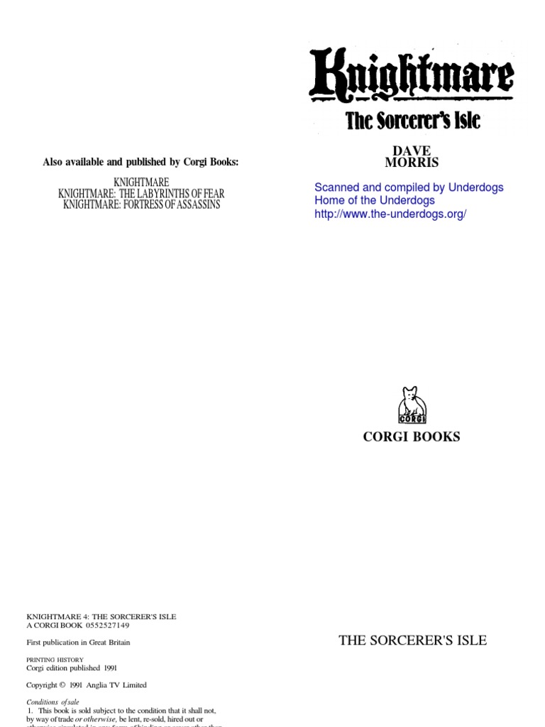 Knightmare: The Labyrinths of Fear Knightmare: Fortress of Assassins | PDF