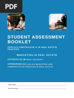 REAA - CPPREP4101 and CPPREP4504 - Written Questions v1.2 | PDF | Real Estate Appraisal | Market ...
