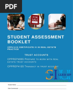 REAA - CPPREP4002 - Assessment Questions v1.2 | PDF | Consumer Protection | Real Estate Broker