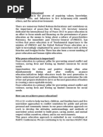 1.1 Peace Education Module | PDF