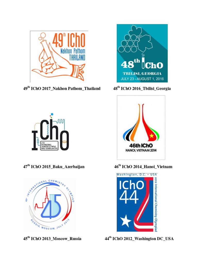 IChO Logo 1968 - 2017 | PDF