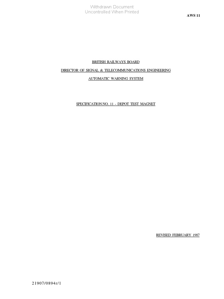 AWS Depo Magnets 11 Iss 1 | PDF | Flux | Specification (Technical Standard)