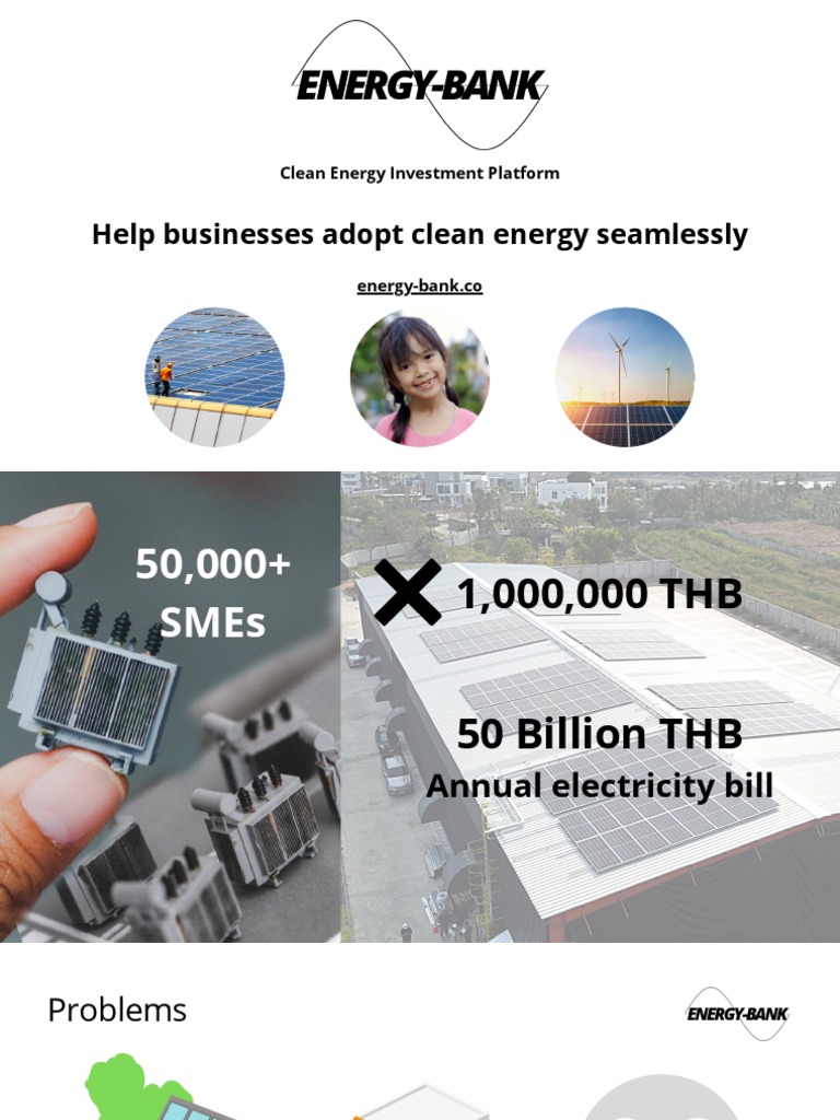 Energy-Bank Pitch Deck - 2021 May | PDF