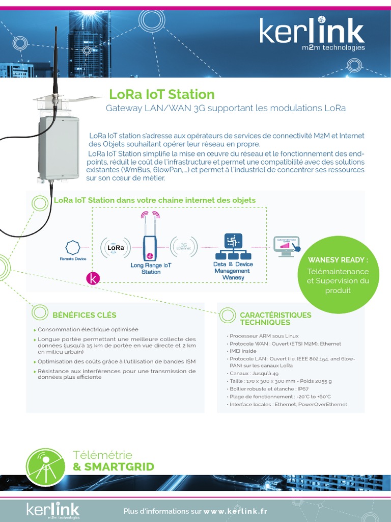 LoRa-IoT-Station - Gateway | PDF | Internet des objets | Télécommunications