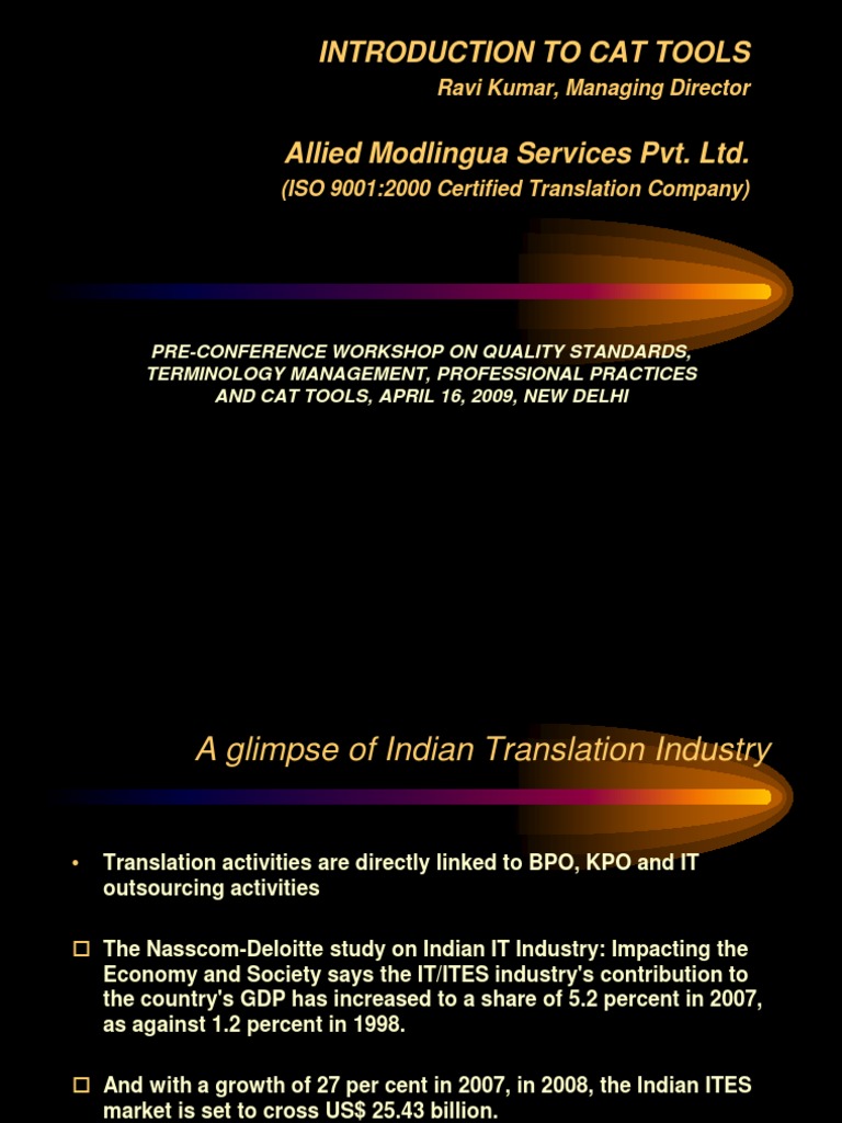 RK Introduction To CAT Tools India | PDF | Software | Computer Science