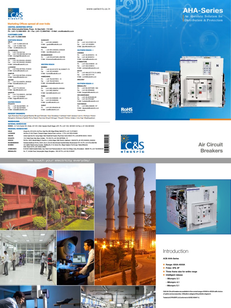 AHA Series Air Circuit Breakers Overview | PDF | Relay | Switch