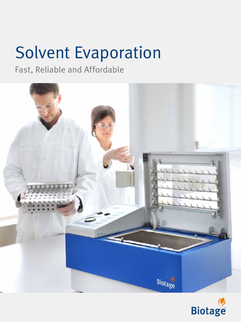 Solvent Evaporation: Fast, Reliable and Affordable | PDF | Solvent ...