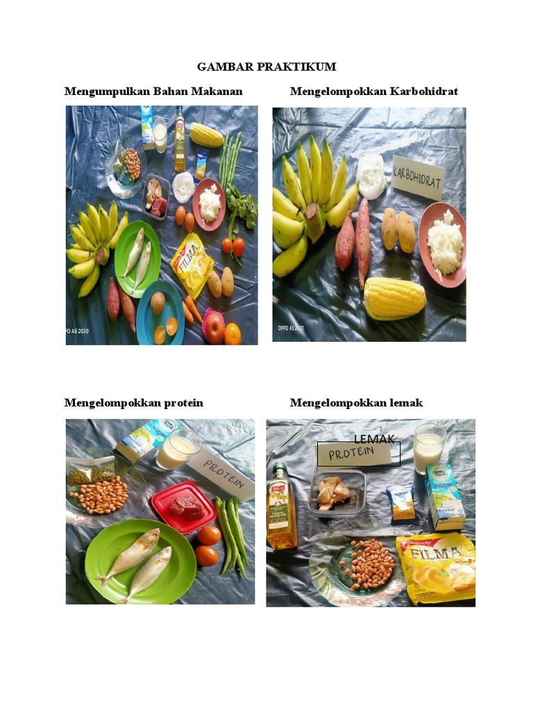 Gambar Pengelompokan Bahan Makanan | PDF