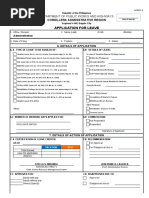 10F BFP Revise Application For Leave Rev01 041619 | PDF | Government