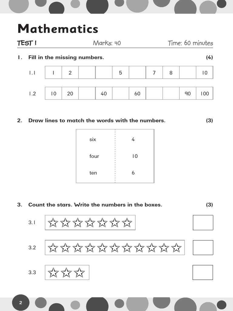 SK - Practice - Tests - Mathematics - Grade - 01 Pak | Download Free ...