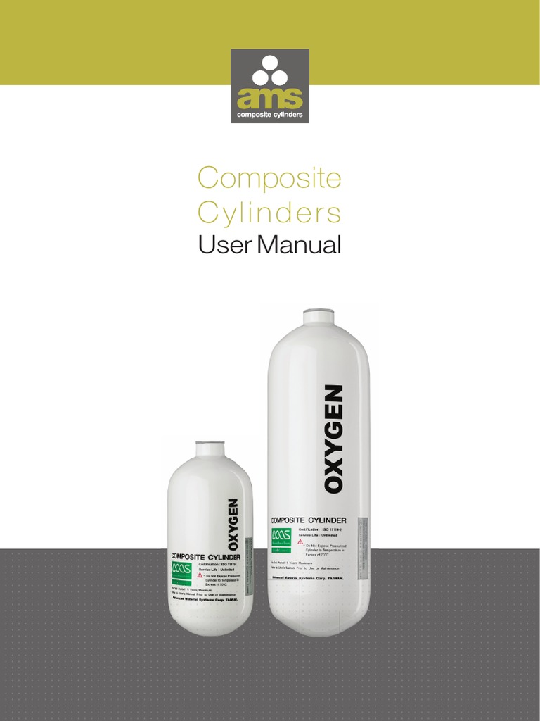 AMS Composite Cylinders User Manual Highlited | PDF | Epoxy | Paint