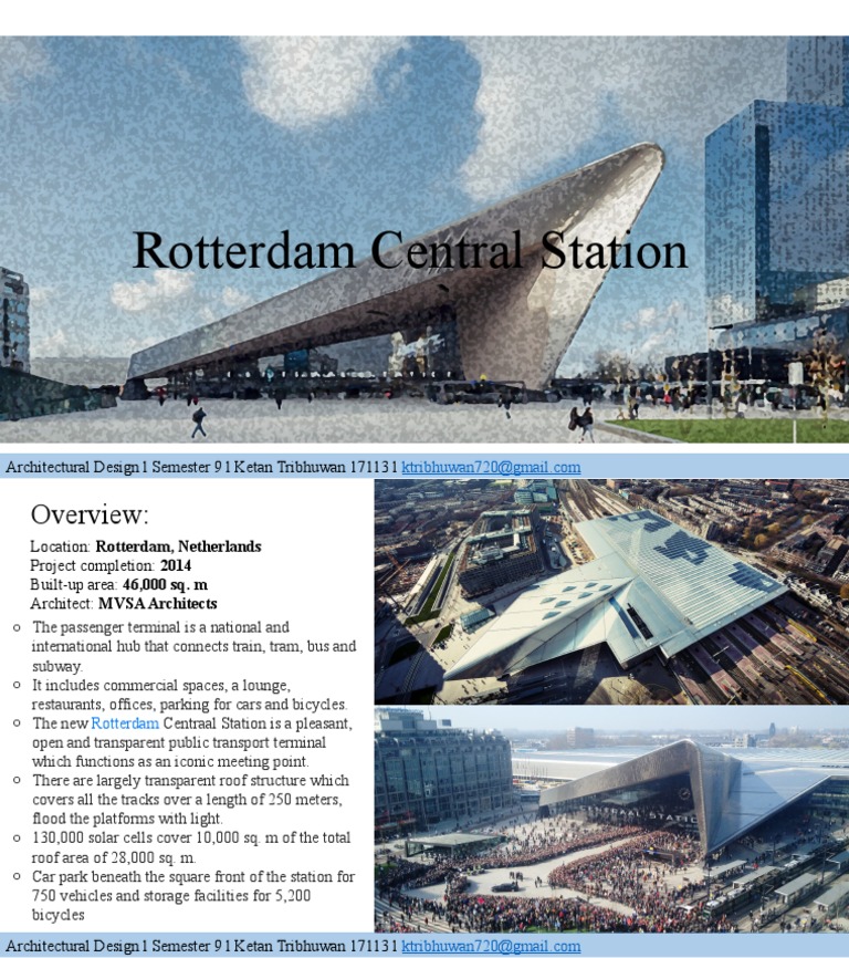 Rotterdam Central Station Case Study | PDF