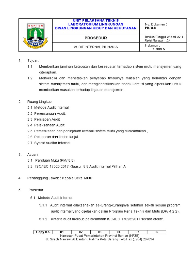 Audit Internal Opsi A LABLING | PDF | Komputer