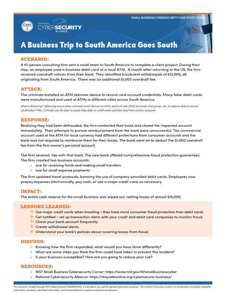 A Tale of Three Cyberattacks: Lessons for Small Business Cybersecurity ...