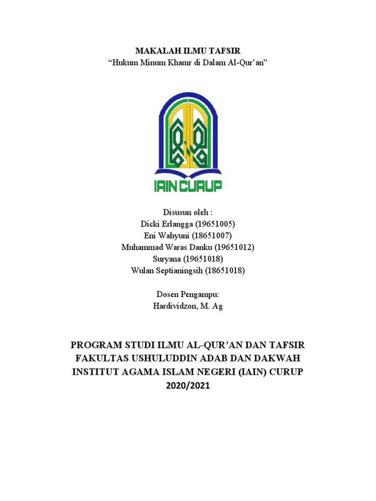 Makalah Ilmu Tafsir | PDF