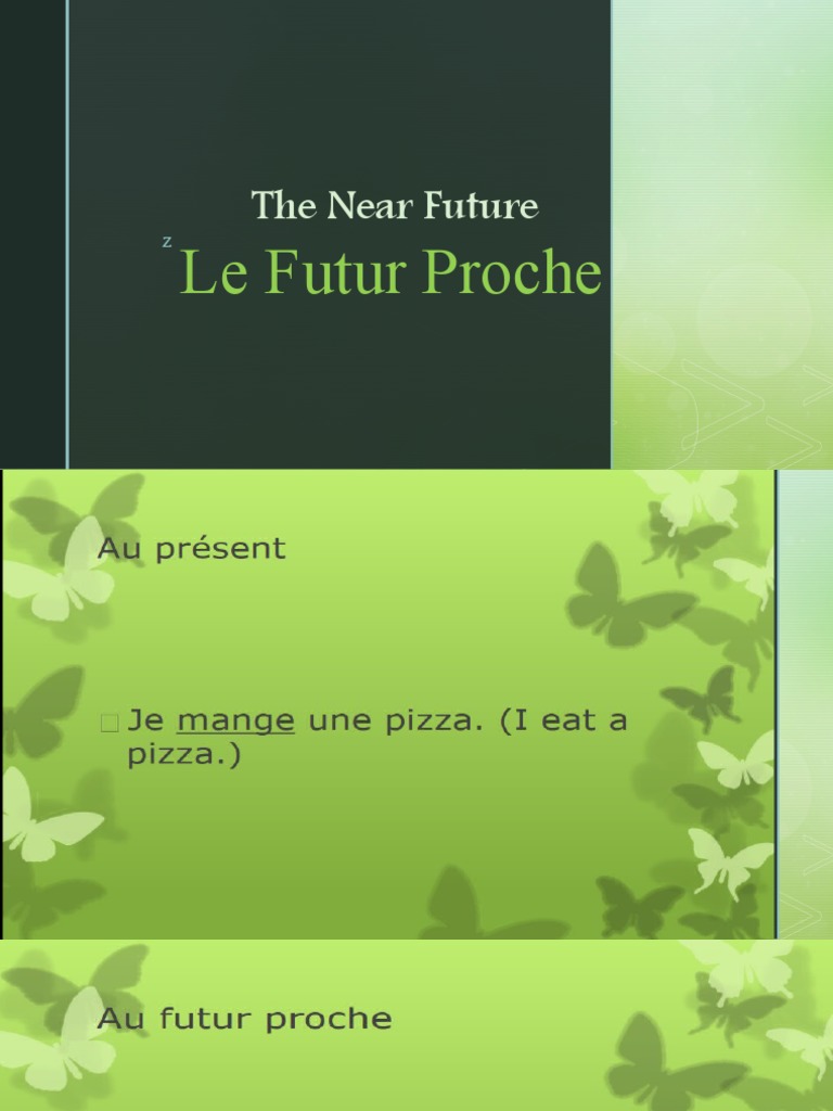 Le Futur Proche | PDF
