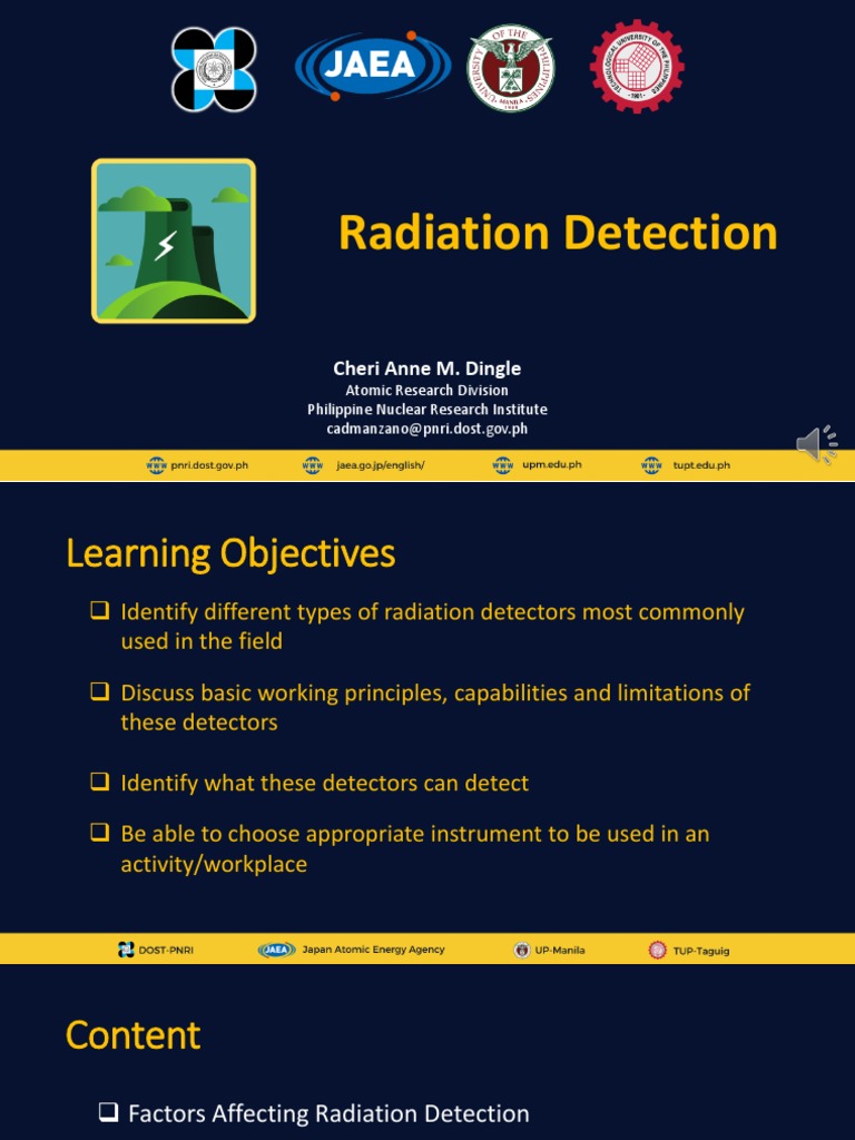 3 Radiation Detection | PDF | Ionizing Radiation | Neutron