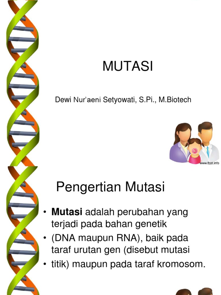 Mutasi Dan Variasi Genetik | PDF