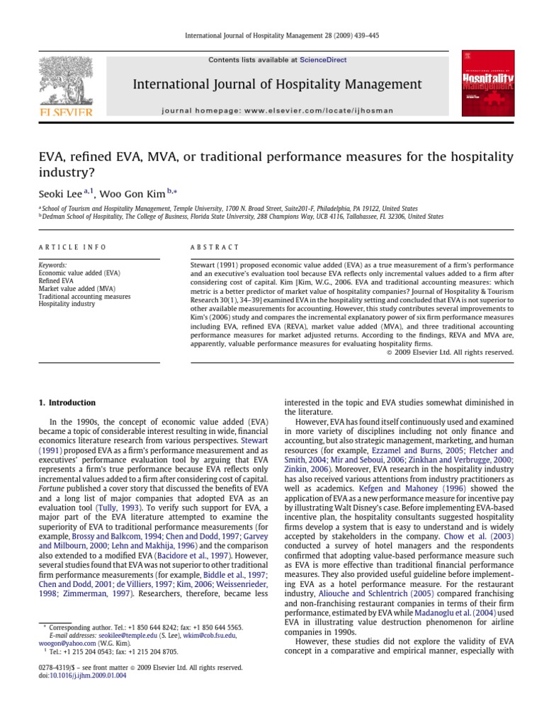 (JURNAL UTAMA) EVA, Refined EVA, MVA, or Traditional Performance ...