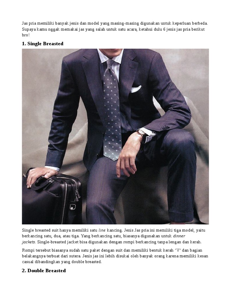 Macam Macam Jas | PDF